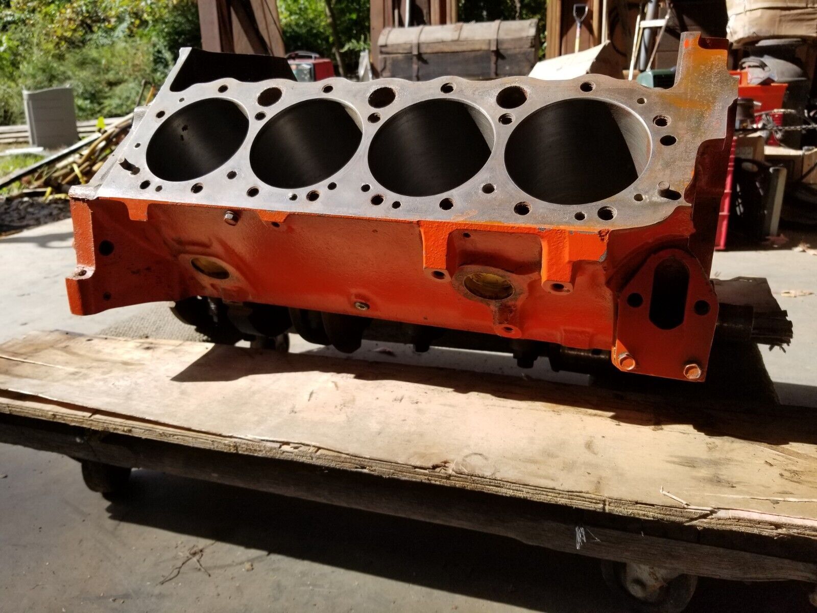 Chevy 350 4 Bolt Main Engine Block w/Crank 3870014 | eBay