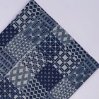 Wholesale 20 Yard Patchwork Block Print Cotton Running Craft Blue Dress ...