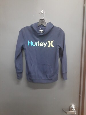 Kids Blue Hurley Pullover Hoodie sz 7/8 | eBay