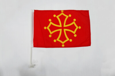 Midi-Pyrénées - Occitania Car Flag 18'' x 12'' - French region of Midi ...