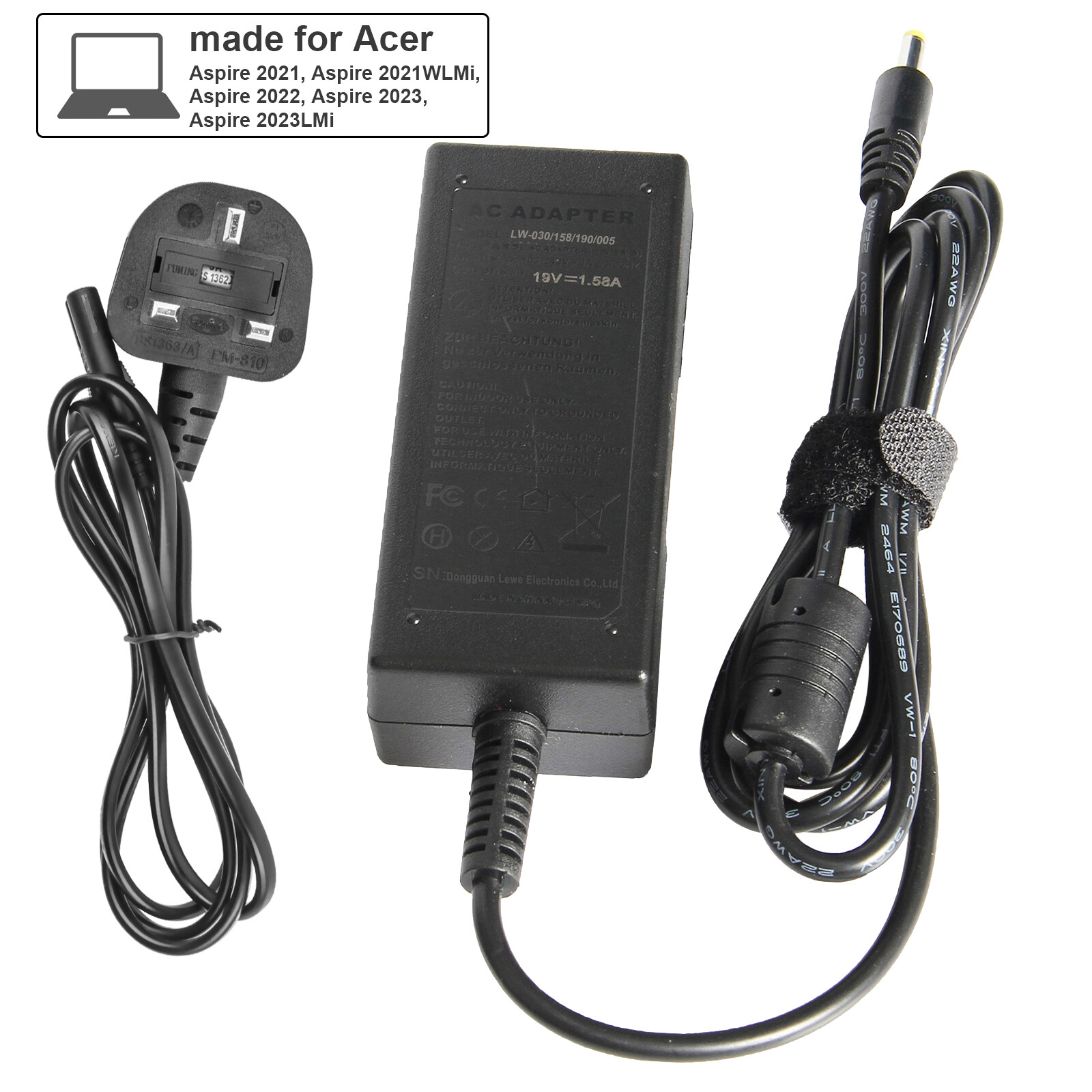 Adapter Charger for HP Mini 100e 110 200 210 210t 1000 1100 1101 1103 ...