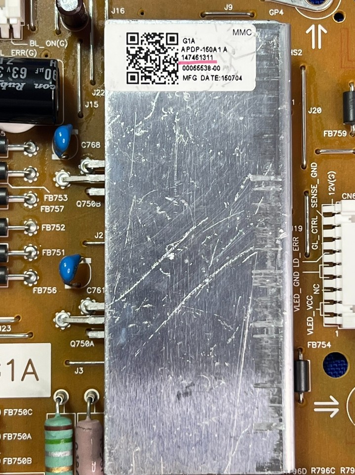 Sony 1-474-613-11 (APDP-150A1 A) G1A Static Converter Board XBR-65X900C | eBay