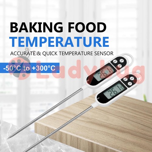 BBQ Baking Temperature Digital Kitchen Food Thermometer Probe Meat ...