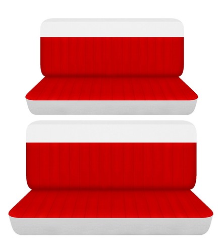 Fits 1955-1962 Chevy Bel Air 4 door sedan Front and Rear bench seat ...