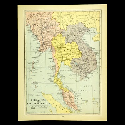 Asia - Siam Map