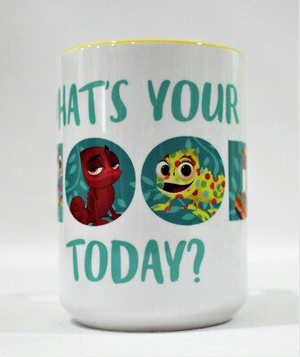 Disney Tangled "What's Your Mood Today?" Mug Pascal Two-Tone Ceramic ...