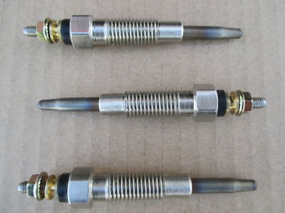 3 GLOW PLUGS FOR AGCO ST22A ST28A ST33A ST34A ST41A ST47A ST52A ST60A ...