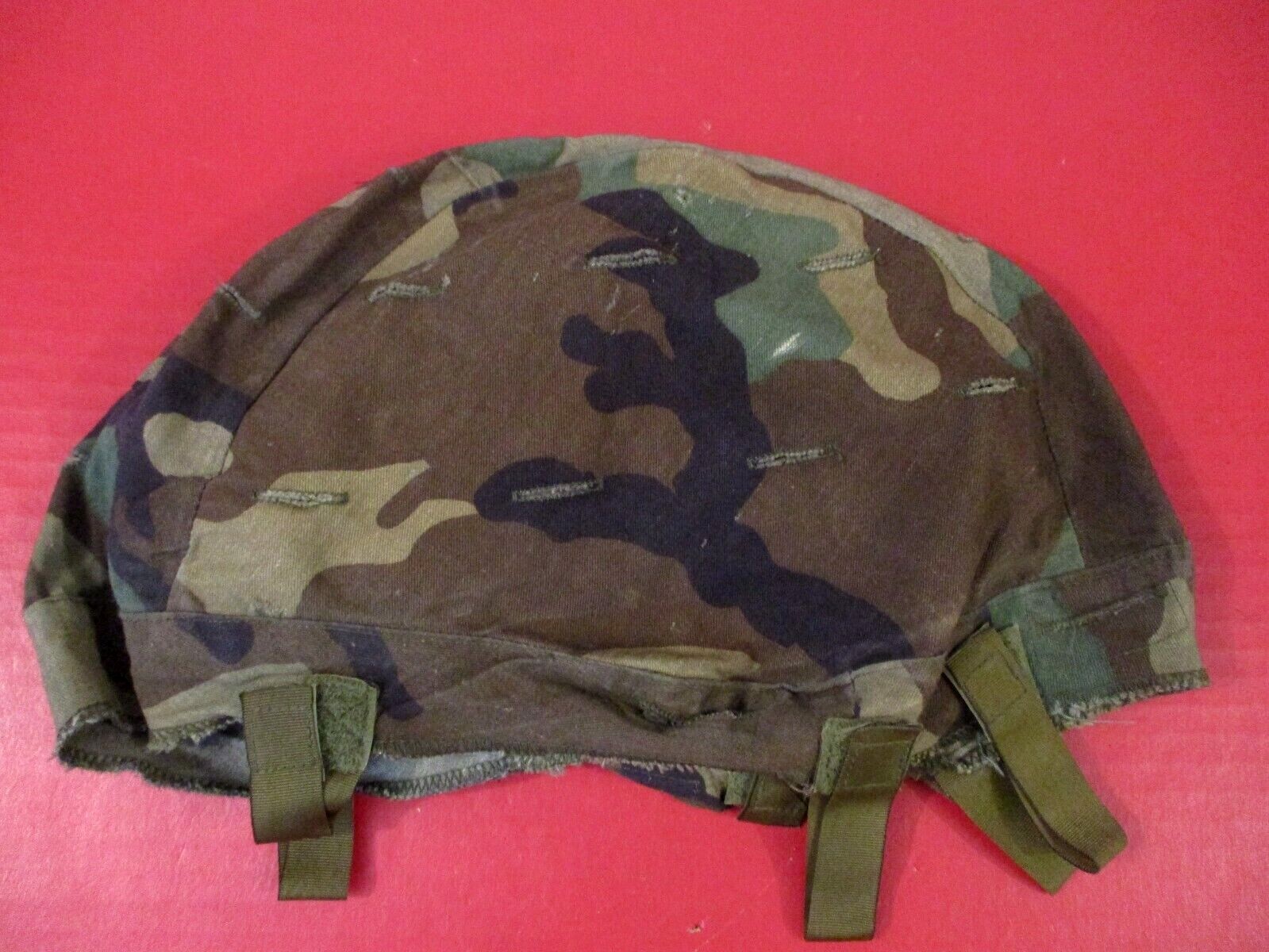 US Army/USMC PASGT Helmet Cover Woodland Camouflage Pattern Med/Lg Size ...