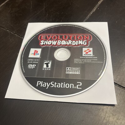 Evolution Snowboarding PS2 (Sony PlayStation 2) Rare Retro Ps2 Games ...