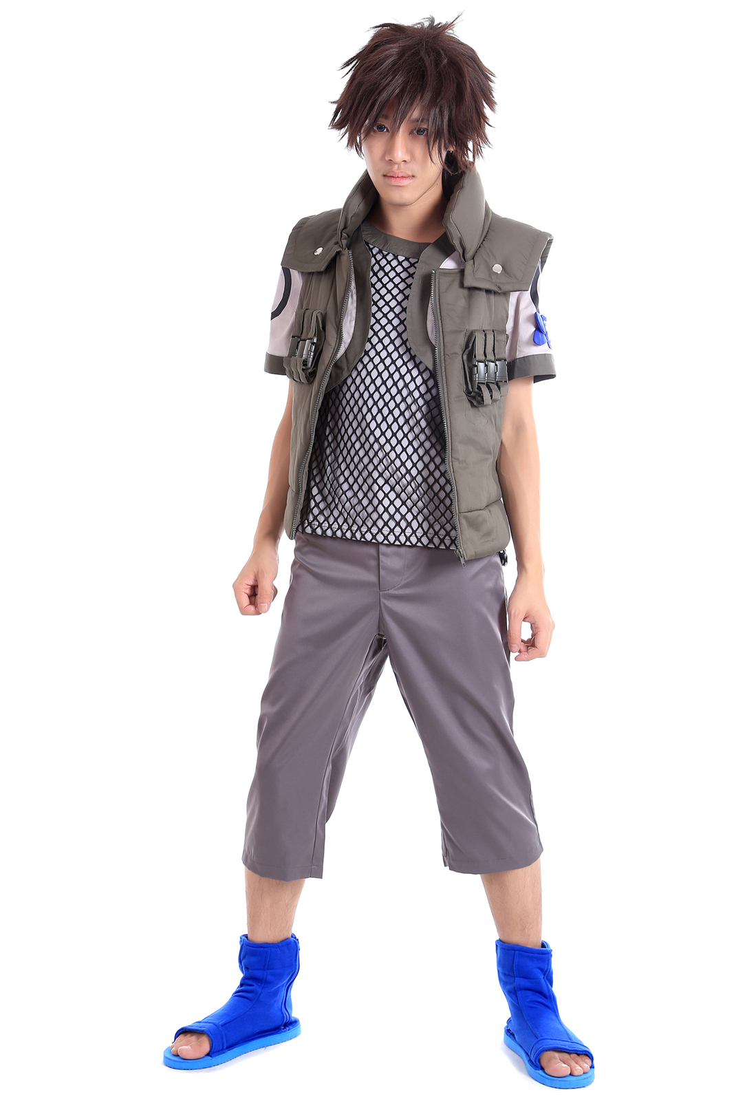 Shikamaru Nara Cosplay Halloween Party Costume Jonin Ninja Set V2 Size ...