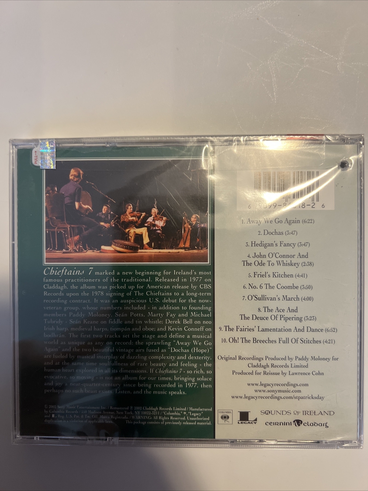 The Chieftains 7 by The Chieftains (CD, Feb-2002, Sony Music ...