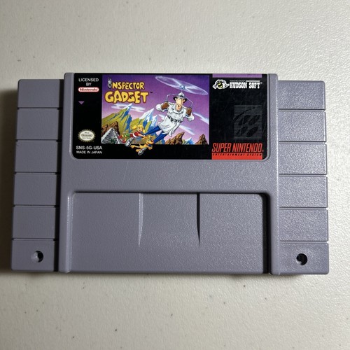 Inspector Gadget (Super Nintendo SNES, 1993) Cartridge Tested Authentic ...