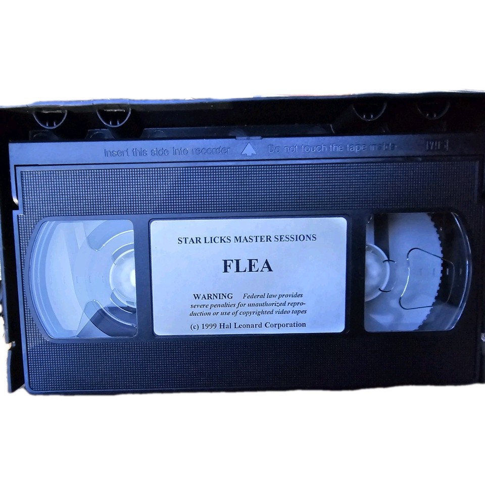 Flea RHCP Star Licks VHS 1993 Bass Guitar Instruction Video Mestwr ...