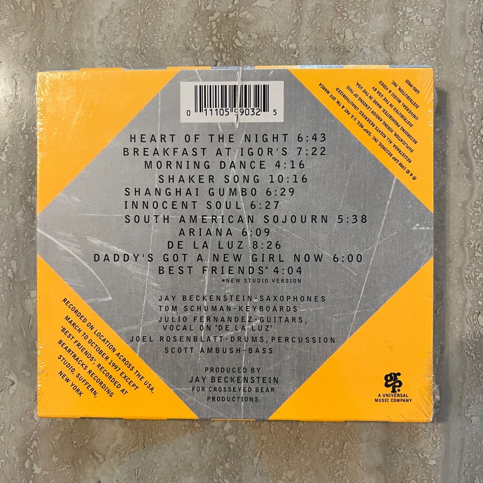 CD Sypro Gyra Road Scholars LIVE Concert 1998 (NEW SEALED) Cut in UPC ...