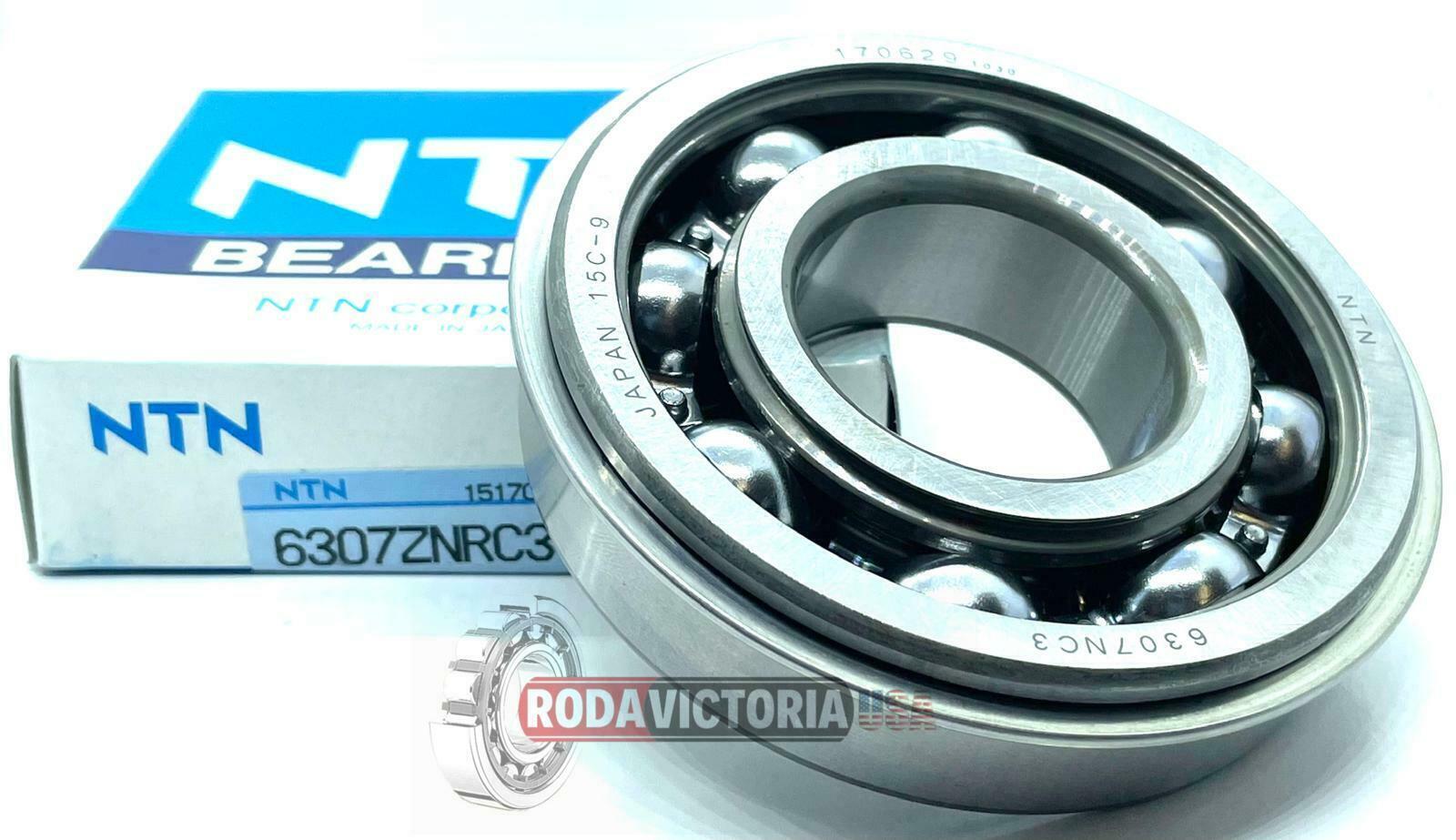 NTN JAPAN 6307 Z NR C3 BALL BEARING, METAL SHIELDED+SNAP RING ...