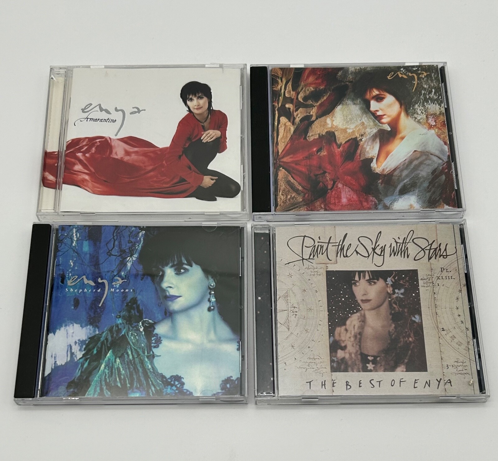 ENYA Lot of 4 CD's Amarantine, Shepherd Moon, Watermark, Paint The Sky ...
