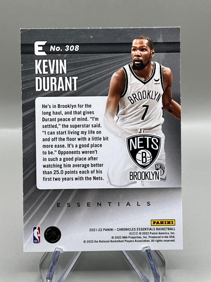 Kevin Durant 2021-22 Panini Chronicles Essentials Brooklyn Nets #308 | eBay