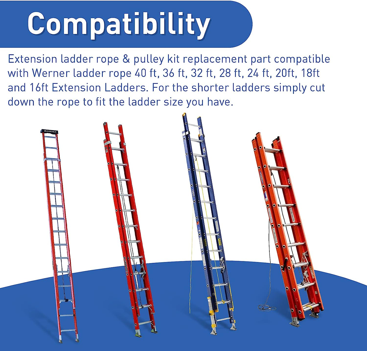 Ladder Rope Pulley System