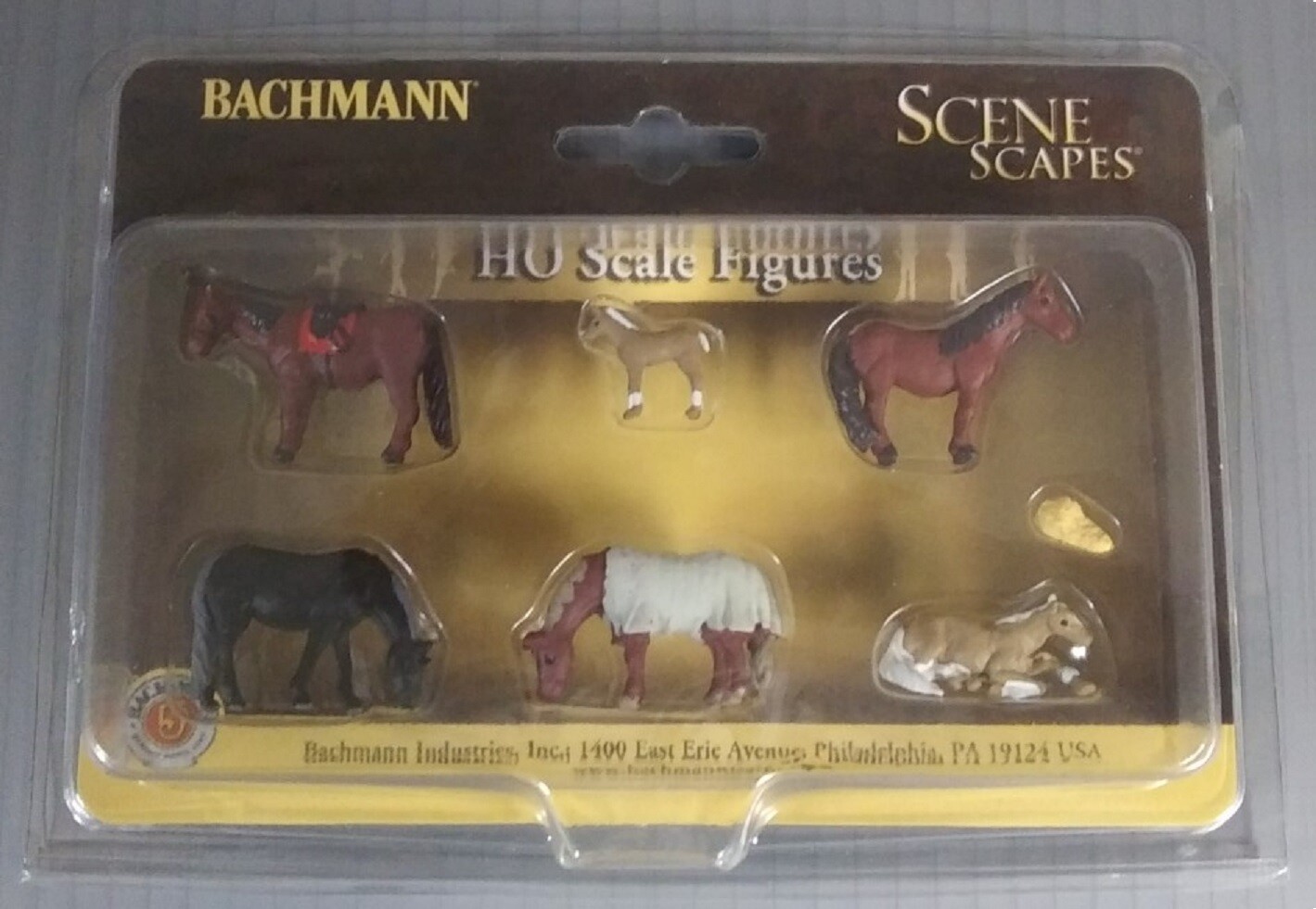 Bachmann SceneScapes Horses Figure Set HO Scale - 33119 | eBay