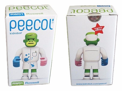 Peecol Roswell NIB Vinyl Figure - eboy for Kidrobot RW01 Scientist for ...