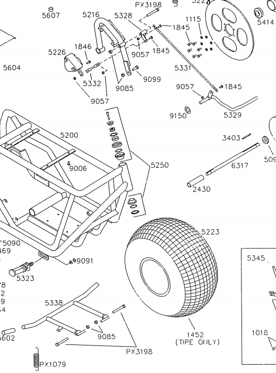 MANCO Big Cat Mini Bike Fork Neck Headset Bearing Set, 5250 | eBay