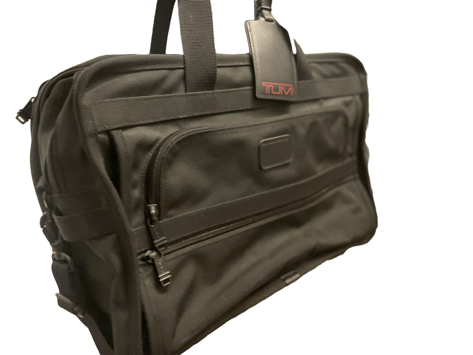Black Tumi Alpha Expandable Organizer Laptop Brief Me… - Gem