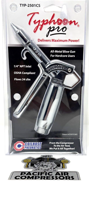 Osha Approved Blow Gun Pistol Grip Blow Gun Kit, Safety Tip Nozzle And
