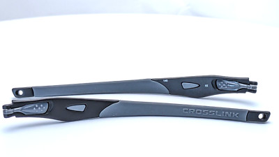 Oakley Crosslink Replacement Arms/Temples Gray/Black Complete Pair Both ...