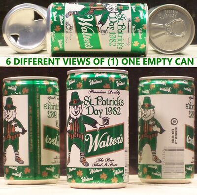 Walter's Walters Walter Beer 1982 St Patrick's Day Can Eau Claire ...