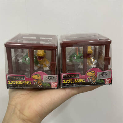 2pcs Bandai Digimon Adventure Agumon & Betamon Monster Figure Toy | eBay
