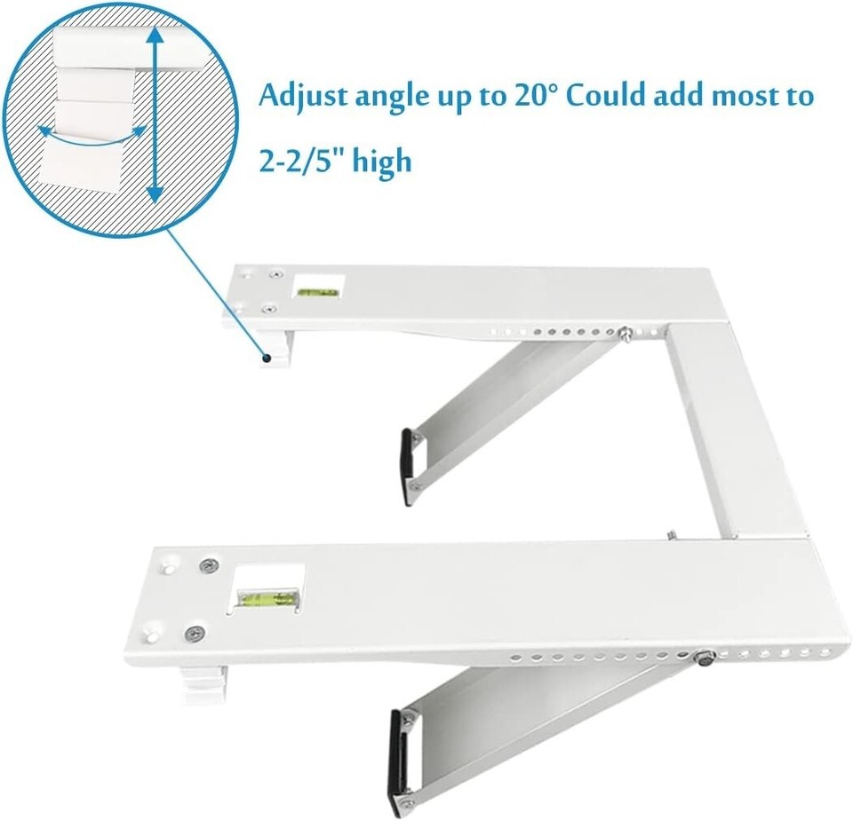 Air Conditioner Bracket Window AC Support Brackets - Heavy Duty with 2 ...