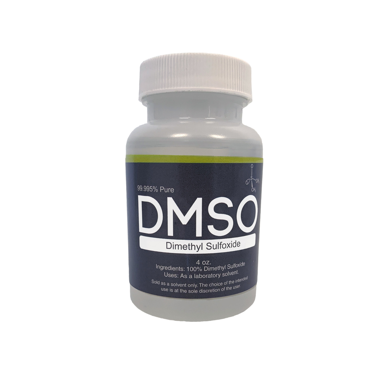 DMSO 4 oz. Plastic Bottle 99.995% Pure Low Odor Pharma Grade Dimethyl ...