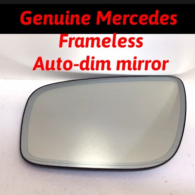 Mercedes W211 E350 E500 Dimming Mirror Glass Heated Auto Dim Genuine ...