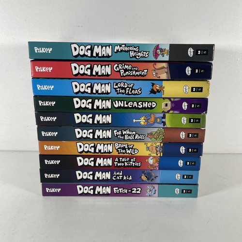 Lot of 10 Dog Man Books by Dav Pilkey Hardcover Set Books EUC | eBay