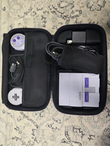 Authentic SNES Classic Edition with original controllers, hookups and ...