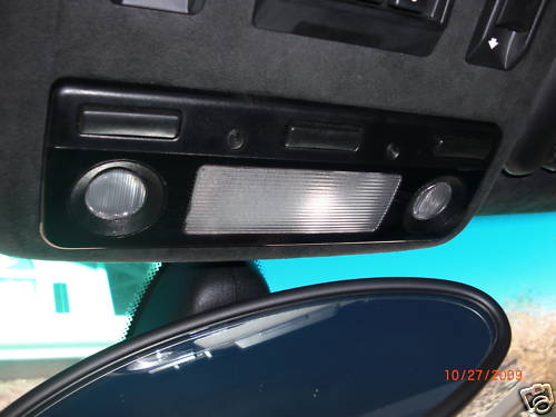 BMW E39 M5 BLACK Front Dome Reading Interior Light Lamp 540i E38 740iL ...