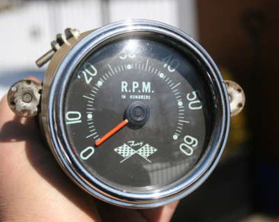 56 1956 Plymouth Fury SW 760 Tachometer & AccuTach SW760v2 Transmitter ...