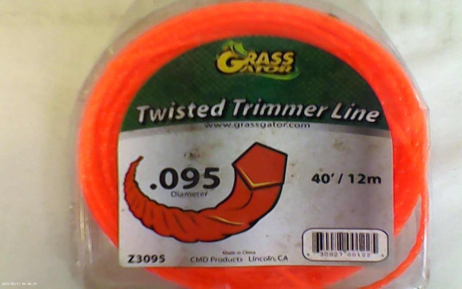 Grass Gator Z3095 .095 in. X 40 ft. Twisted Trimmer Line (7C1) | eBay