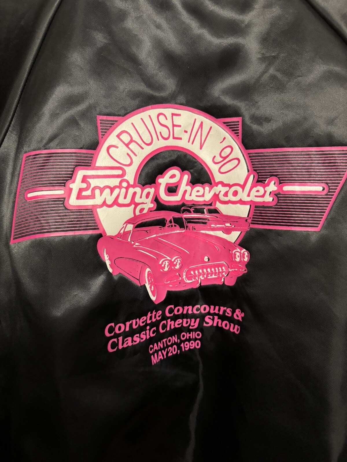 VINTAGE ‘90 CORVETTE CHEVY USA MADE WINDBREAKER LINE… - Gem