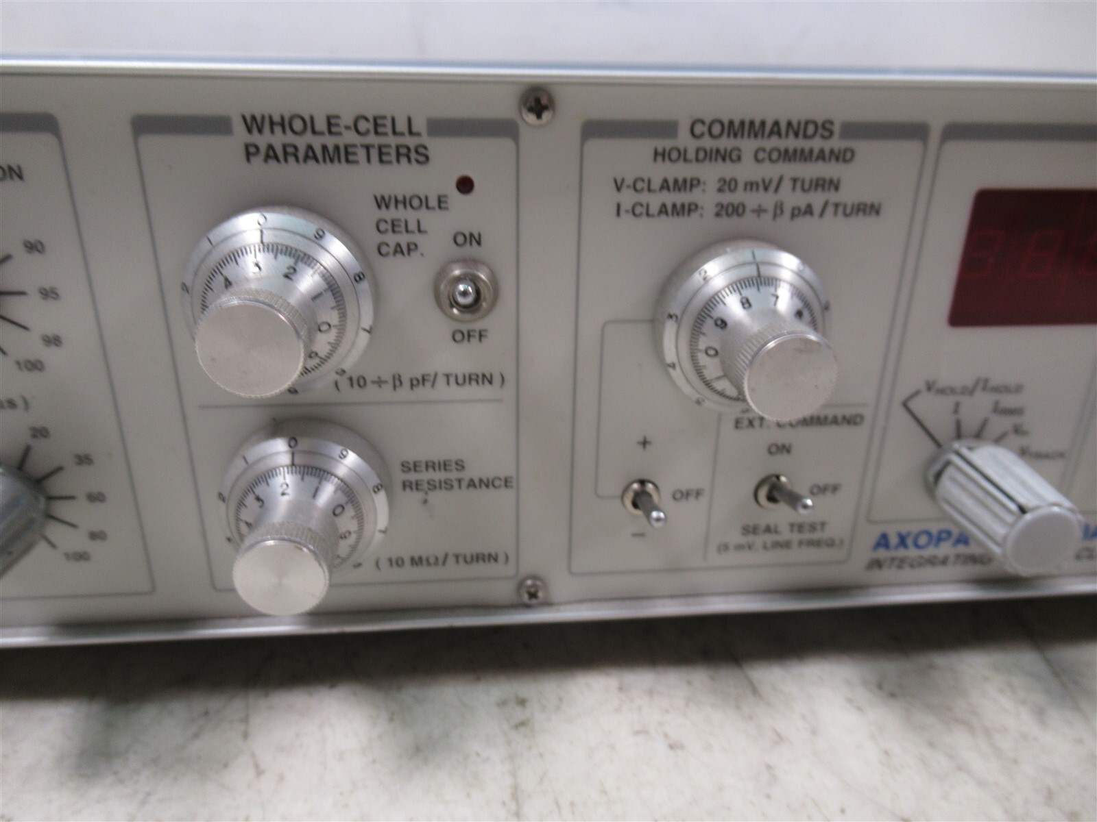 Axon Instruments Axopatch 200A Integrating Patch Clamp Lab Device Rack ...