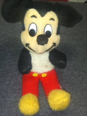 Mickey Mouse VINTAGE California Stuffed Toy Disney 15" Plush Stuffed ...