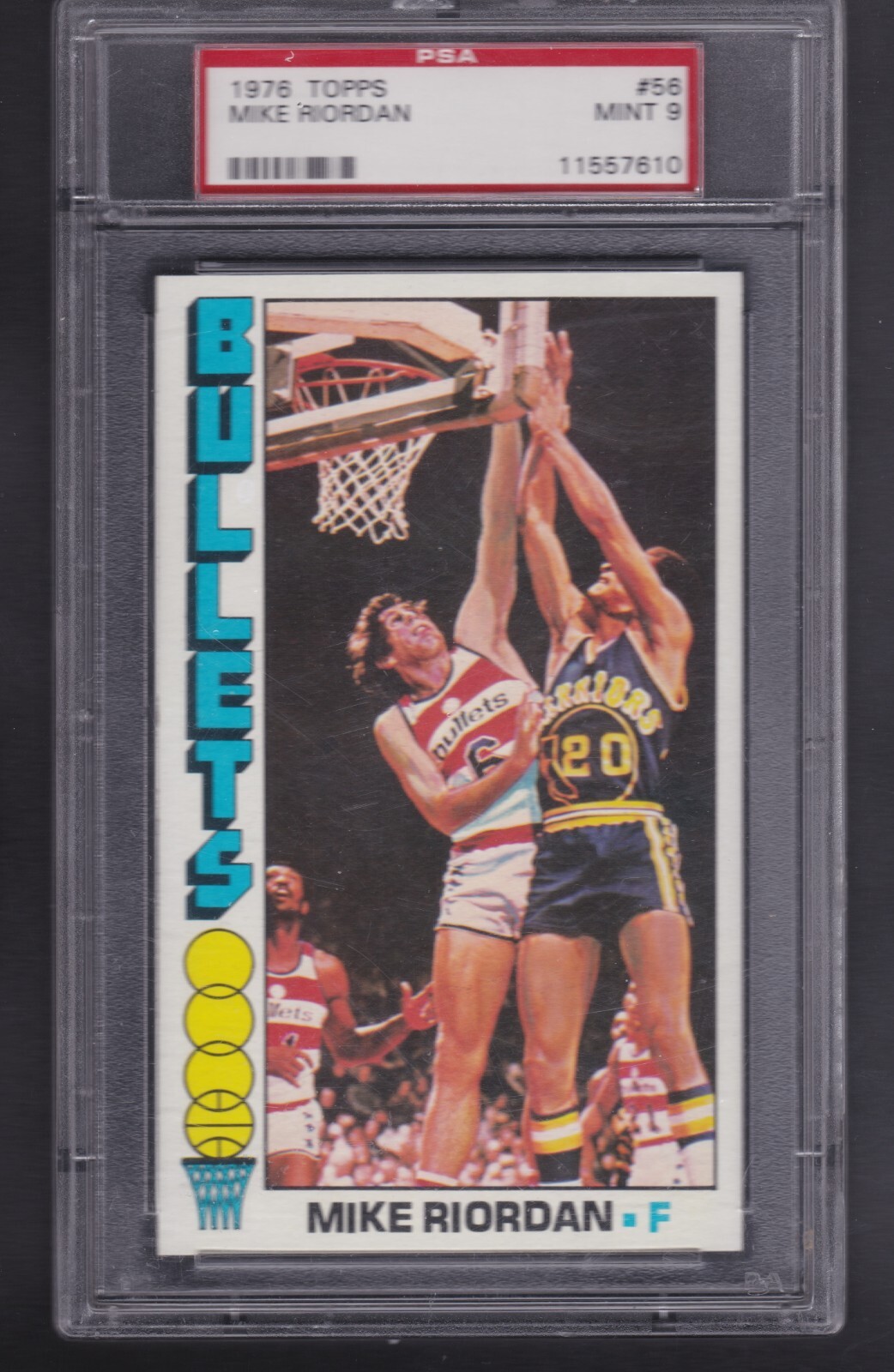 1976 TOPPS #56 MIKE RIORDAN PSA MINT 9!! BEAUTIFUL CARD!! | eBay