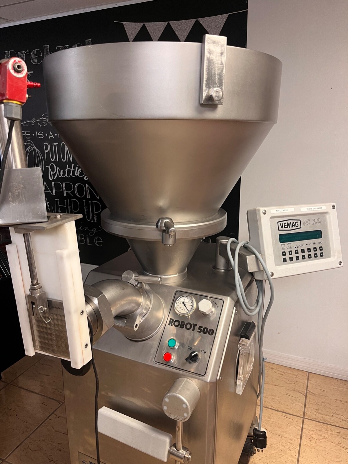 VEMAG ROBOT 500 REISER DOUGH EXTRUDER , GUILLOTINE PORTIONER CUTTER ...