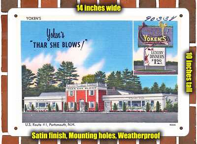 Metal Sign - New Hampshire Postcard - Yoken's | eBay