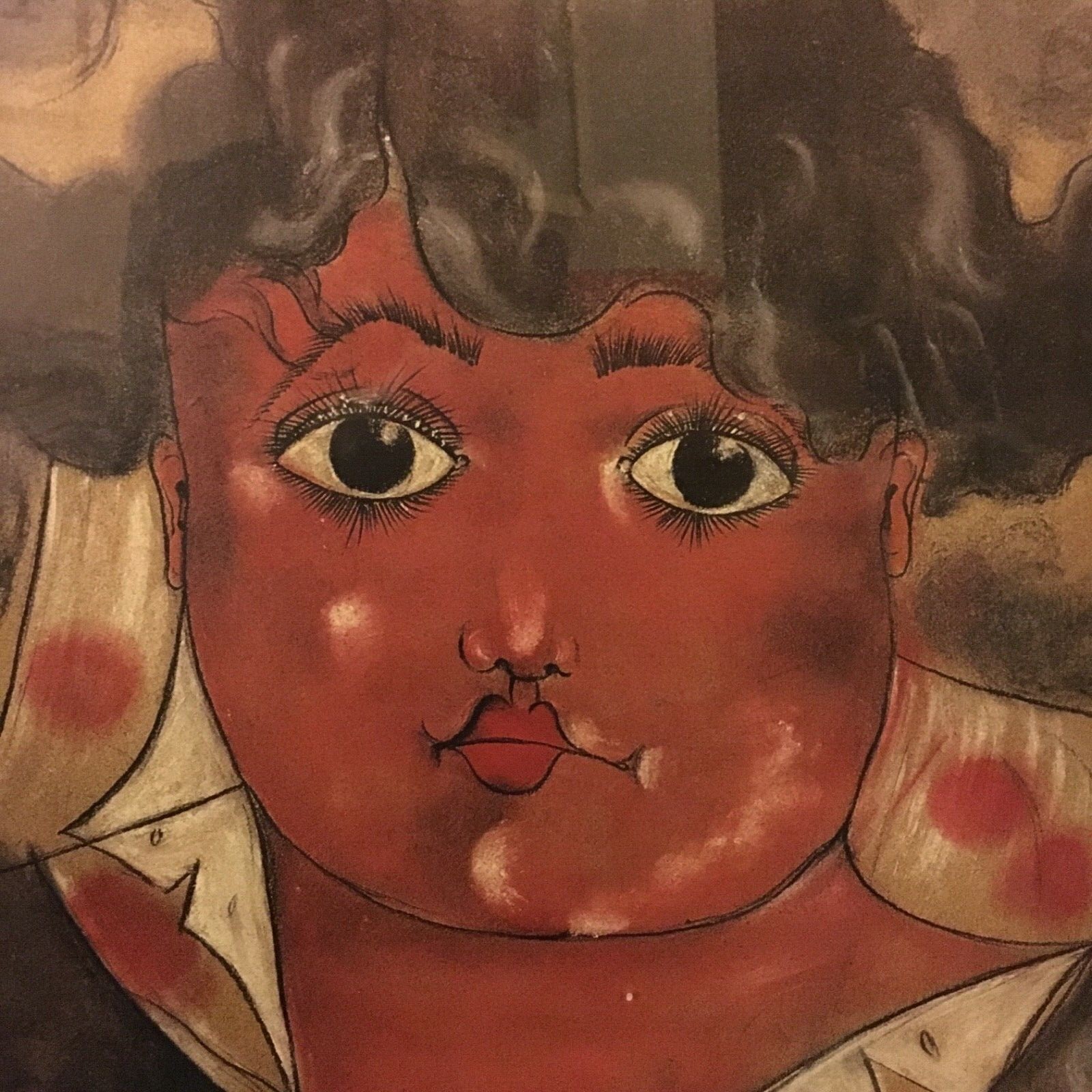 Sylvain Fusco Collection Poster Print 1982 Framed Lausanne France Woman ...