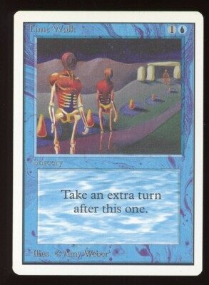 1993 Unlimited Time Walk ~ Vintage MTG/Magic: The Gathering ~ NM/MINT+ ...