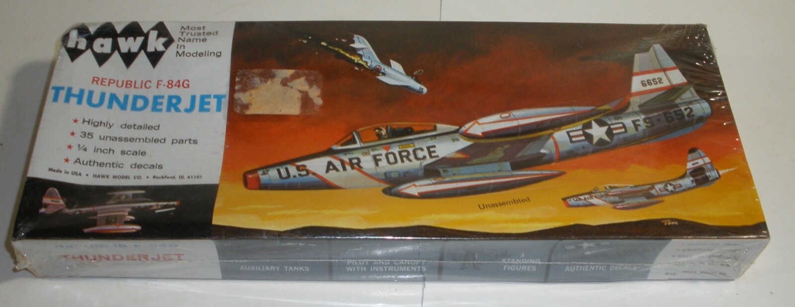 Republic F-84G Thunderjet model kit Hawk sealed kit | eBay