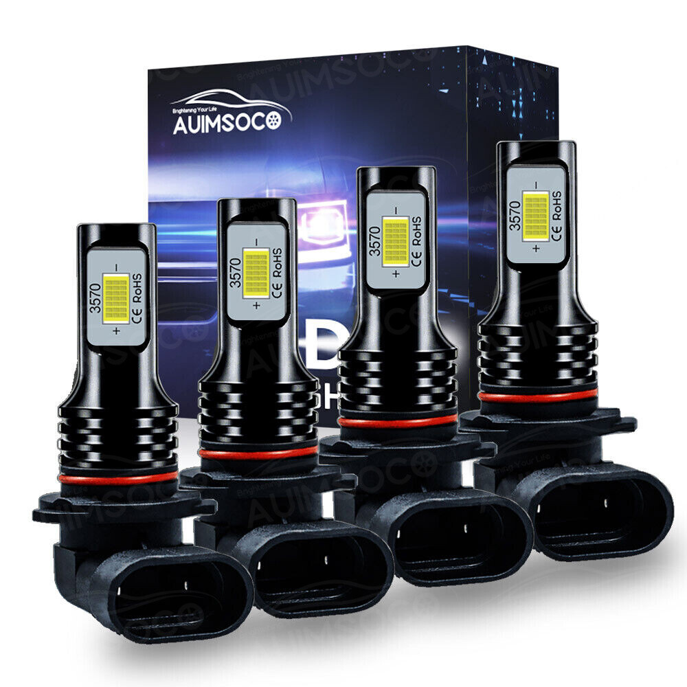 6000K LED Headlights Lights Bulbs for GMC Sierra 1500 2500HD 3500 1999 ...