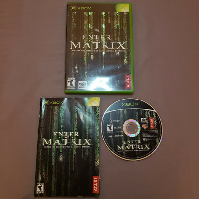 ENTER the MATRIX Original Xbox Game Disc, Manual and Case Included! | eBay