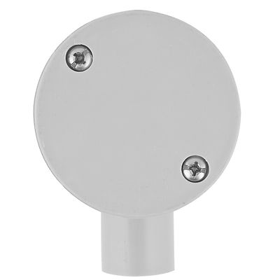 5x Deta 1-WAY CONDUIT JUNCTION BOXES Indoor & Outdoor Use UPVC - 20mm ...